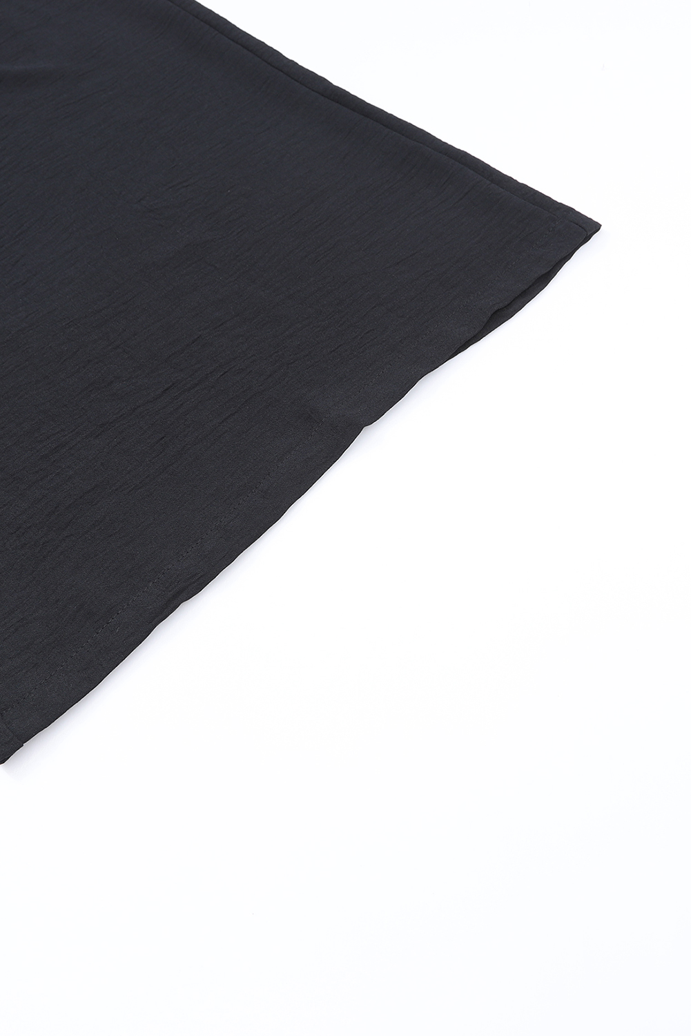 10 1 Wholesale Black Smocked Square Neck Long Sleeve Wide Leg Jumpsuit