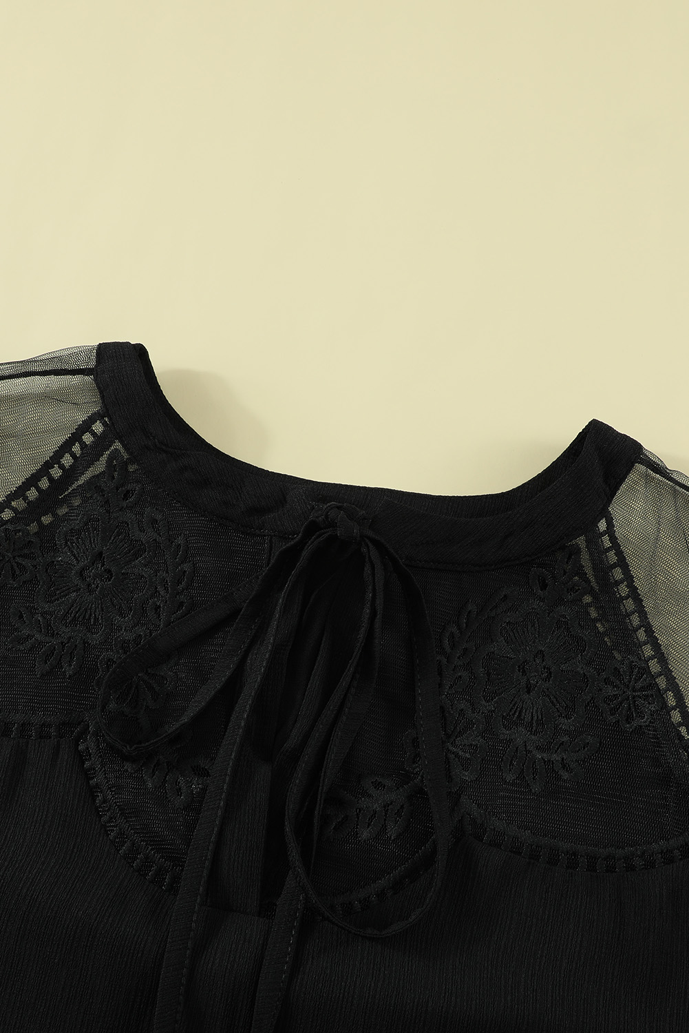 7 9 Black Formal Invitation Lace Blouse Wholesale
