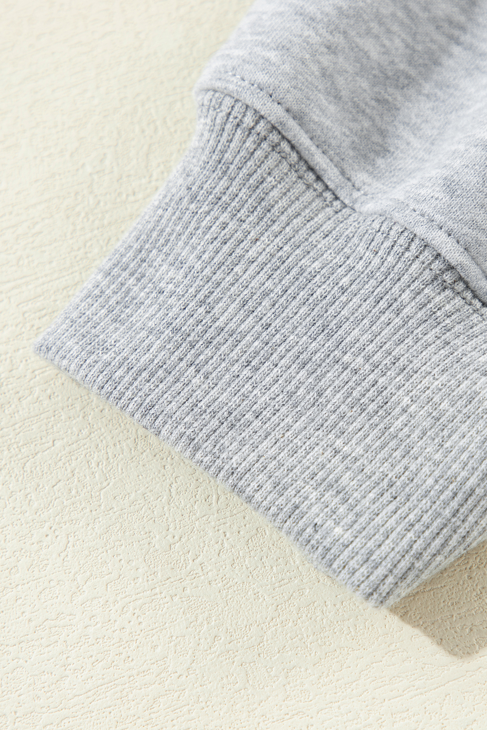 $ 9.94 - Wholesale Light Grey Fleece Lined Kangaroo Pocket Drawstring ...