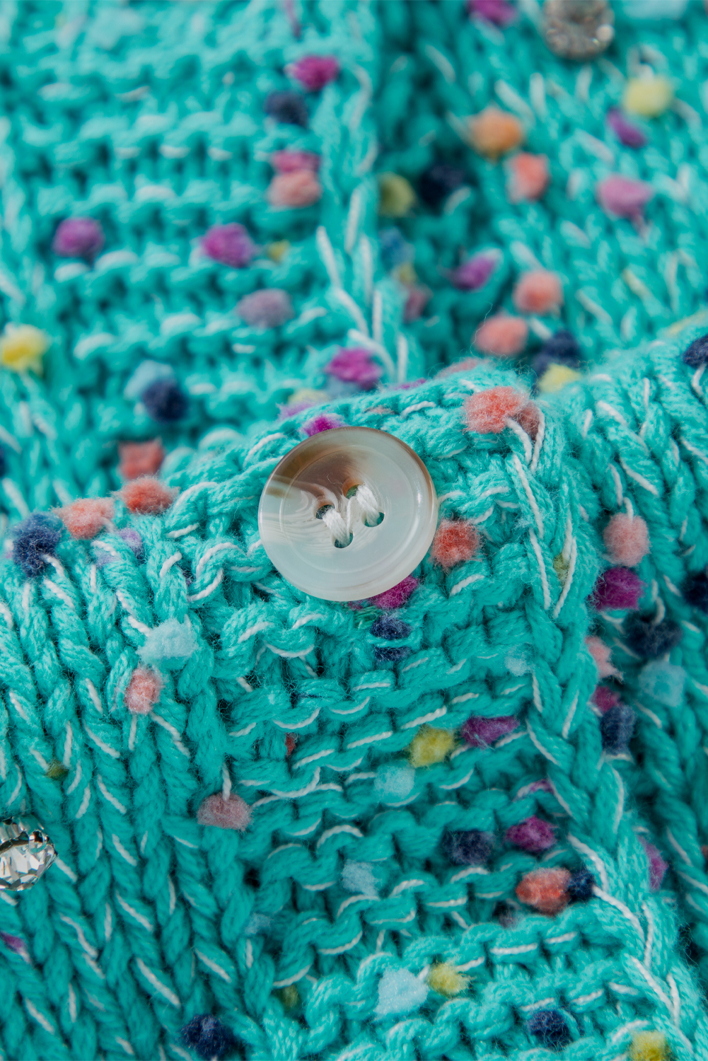 $ 12.75 - Wholesale Aruba Blue Rhinestone Decor Multicolor Confetti ...