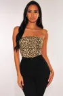 $2.98 Leopard Print Strapless Bodysuit, Bodysuits Wholesale