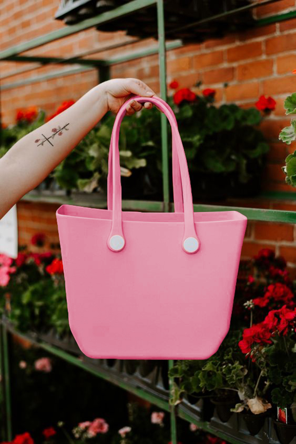 $11.32 Rose Solid EVA Casual Large Capacity Handbag Wholesale
