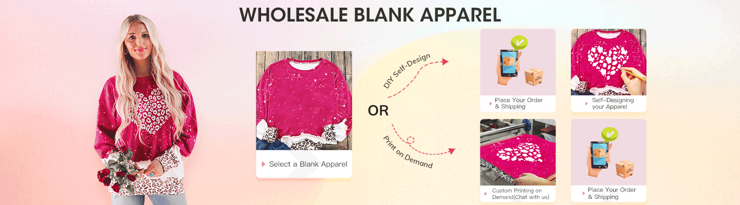 Wholesale Blank Clothing, Women's Blank Apparel Online