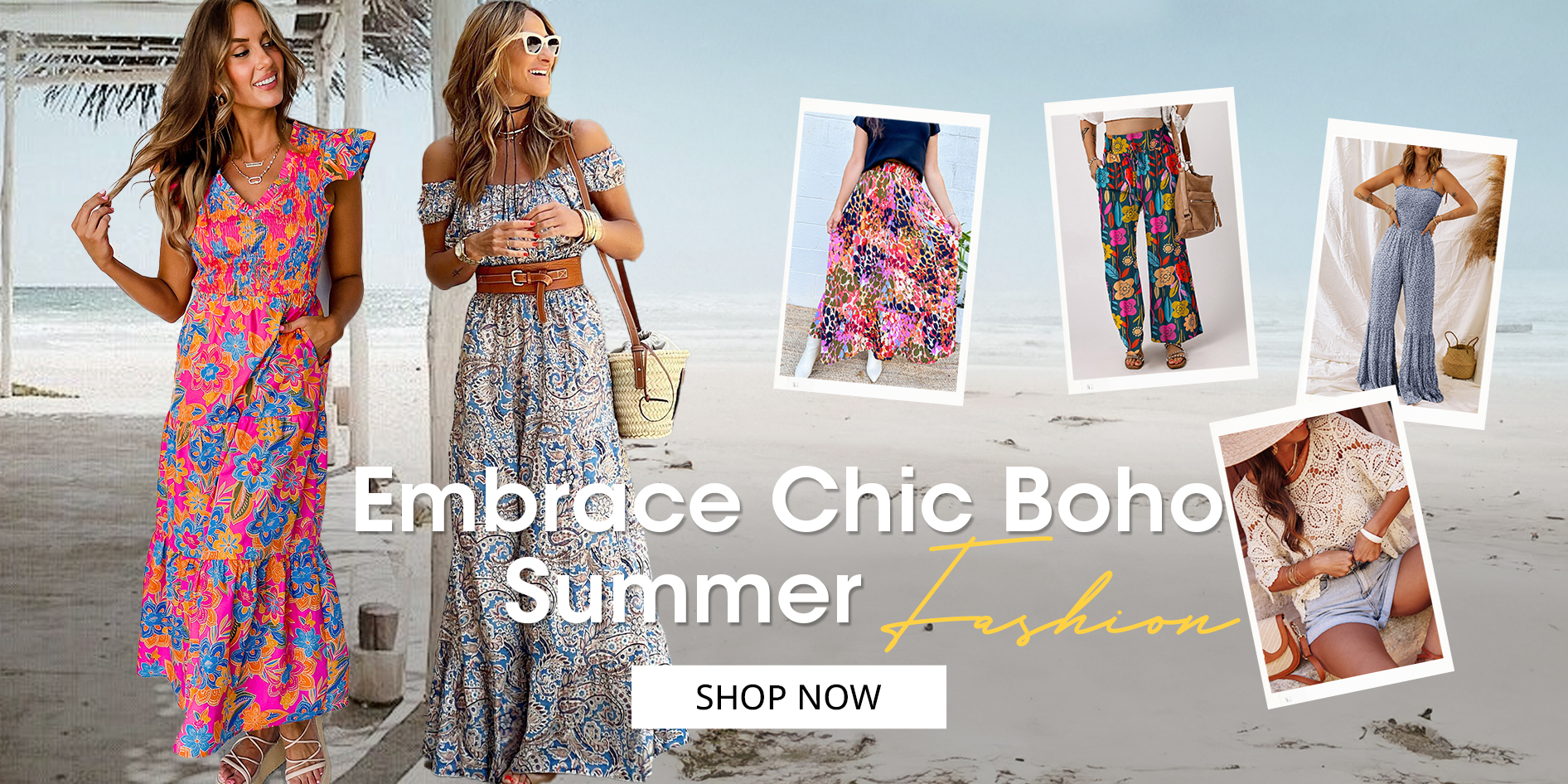 Chic Bohemian Style Clothing for Summer