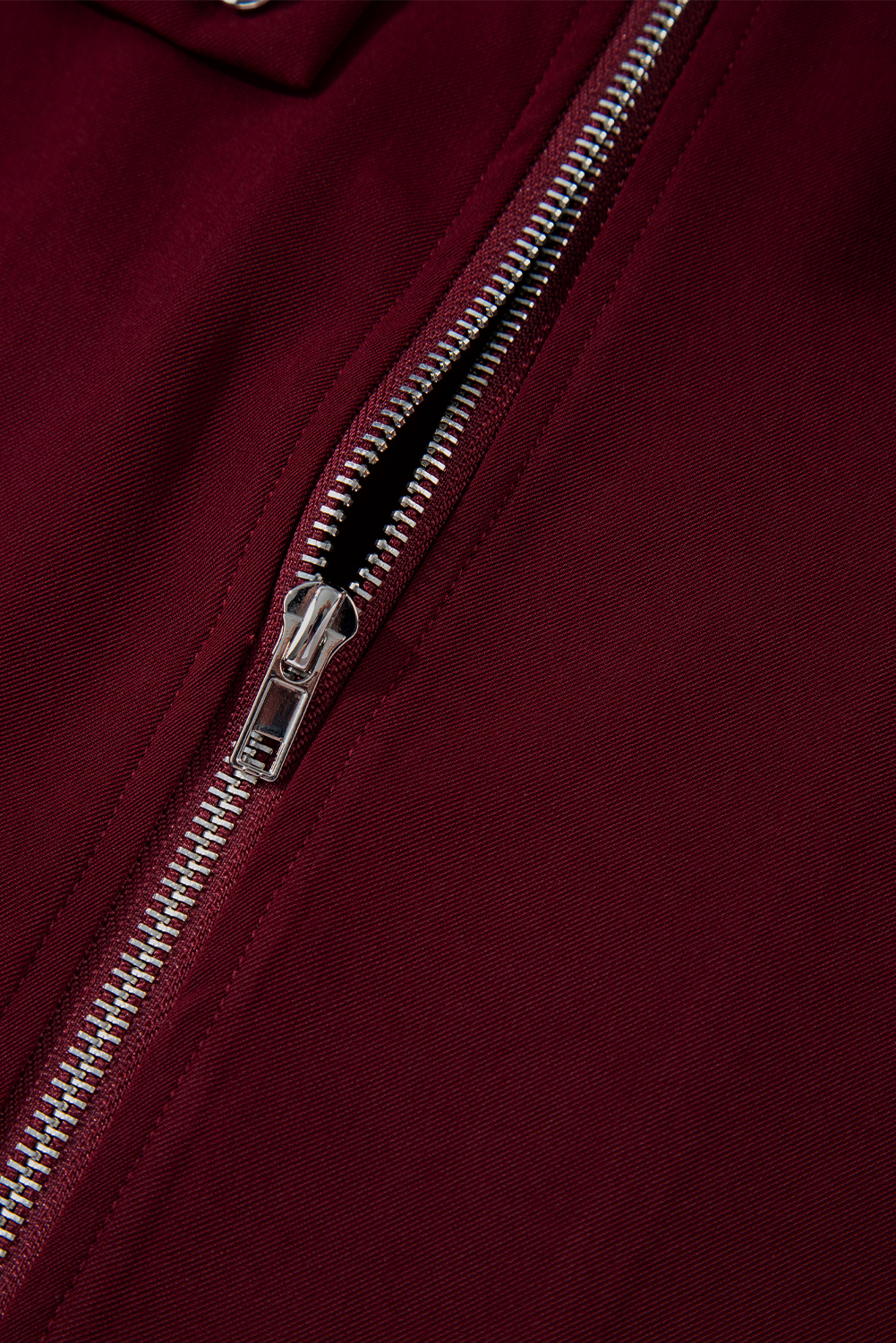 $11.95 Red Dahlia Collar Tab Sleeve Zip Up Flap Detail Jacket Wholesale
