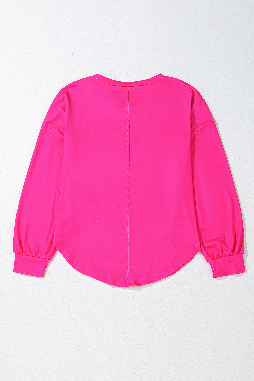 $4.65 Light Green Colorblock Striped Drop Shoulder Loose Top Wholesale