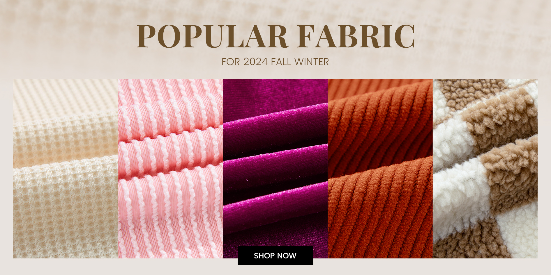 Fabric Trends: 5 Popular Fabrics for 2024 Autumn and Winter Clothing