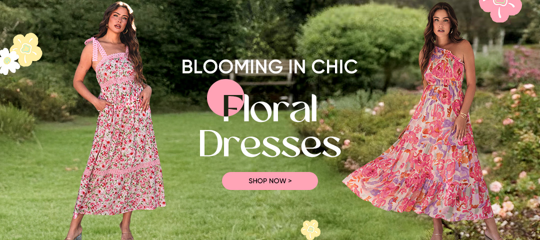 Hot Selling Floral Dresses for Women