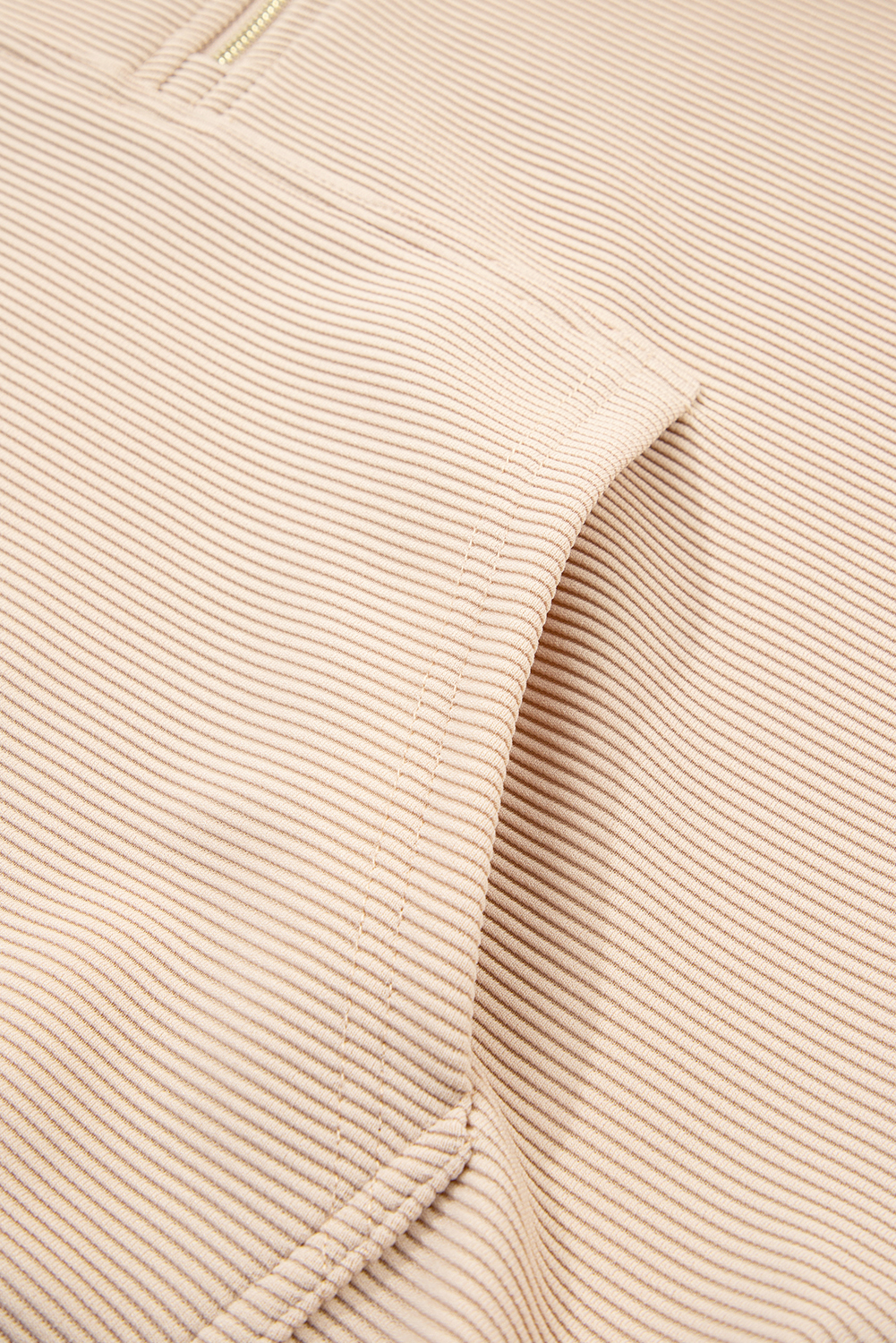 $12.65 Parchment Textured Half Zip Kangaroo Pocket Top Drawstring ...