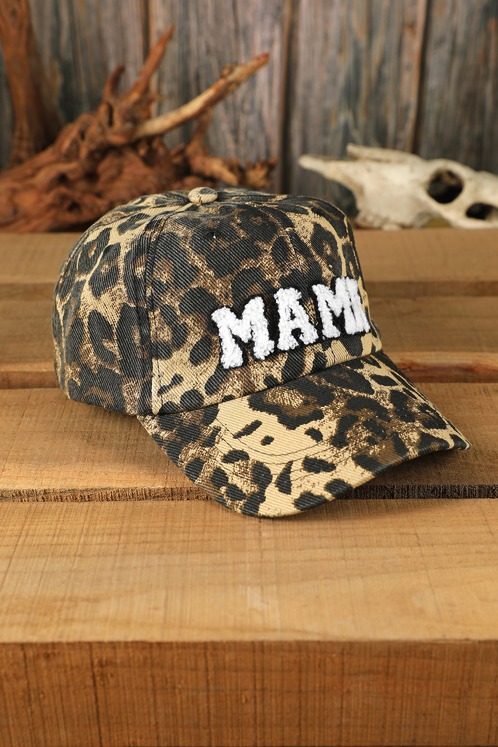 $ 5.37 - Leopard MAMA Embroidered Leopard Baseball Cap - ds.dear-lover.com