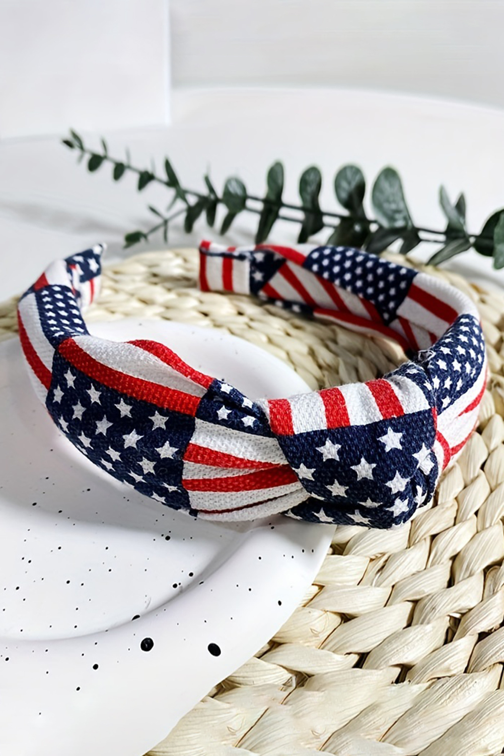 $ 2.79 - Navy Blue Flag Day Knotted Headband - ds.dear-lover.com